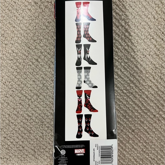 Underwear & Socks | Spiderman Mens Socks Marvel Spiderman Venom Multi ...